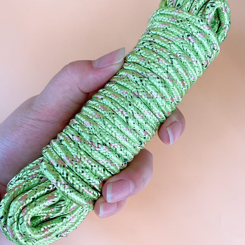 10米加粗晾晒绳尼龙防滑防风晾衣绳捆绑家用户外晒被绳子5捆包邮_虎窝淘