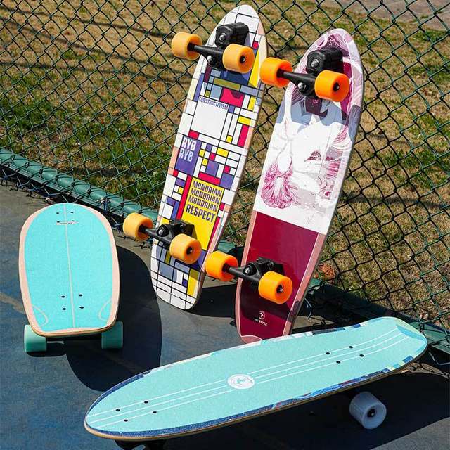 Land surfboard four-wheel skateboard twist board beginner children ...