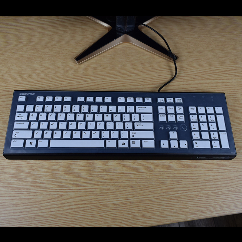 HP惠普COMPAQ PR1101U办公台式一体机键盘保护贴膜防尘防水罩套_虎窝淘