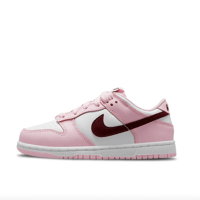 Nike Dunk low樱花粉情人节白粉红耐克女神低帮板鞋 CW1590-601_虎窝淘