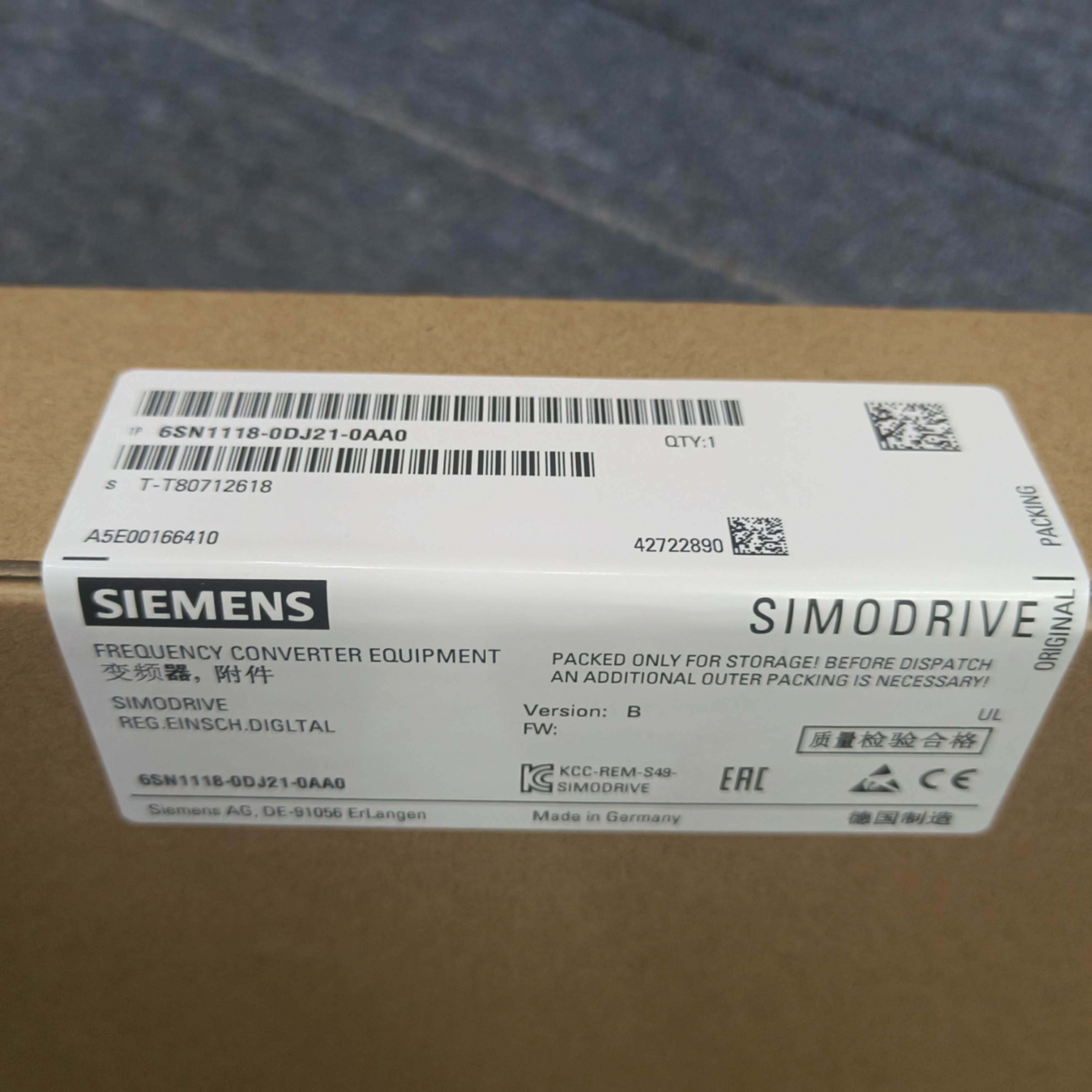 全新正品现货原装未拆封西门子611伺服轴卡6SN1118-0DK21-0AA2_虎窝淘