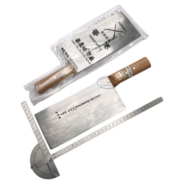 Hong Kong Leung Chin-shih/Double Sword Wooden handle stainless steel ...