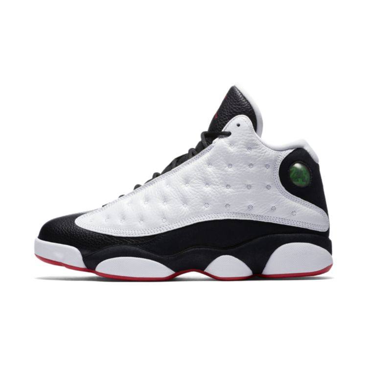 识货推荐 Air Jordan 13 He Got Game AJ13黑白熊猫 414571-104_虎窝淘