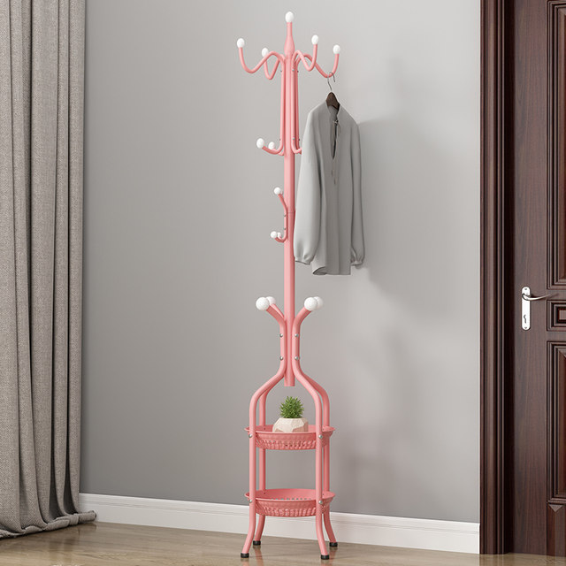 Simple and modern cloak rack floor -to -ceiling rack Rih hanging hanger ...