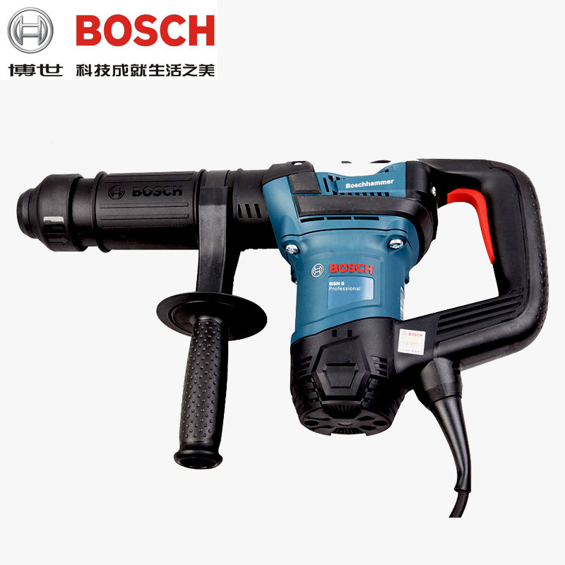 正品博世BOSCH工业级大功率1100W单电镐五坑专业重型削凿破机GSH5_虎窝淘