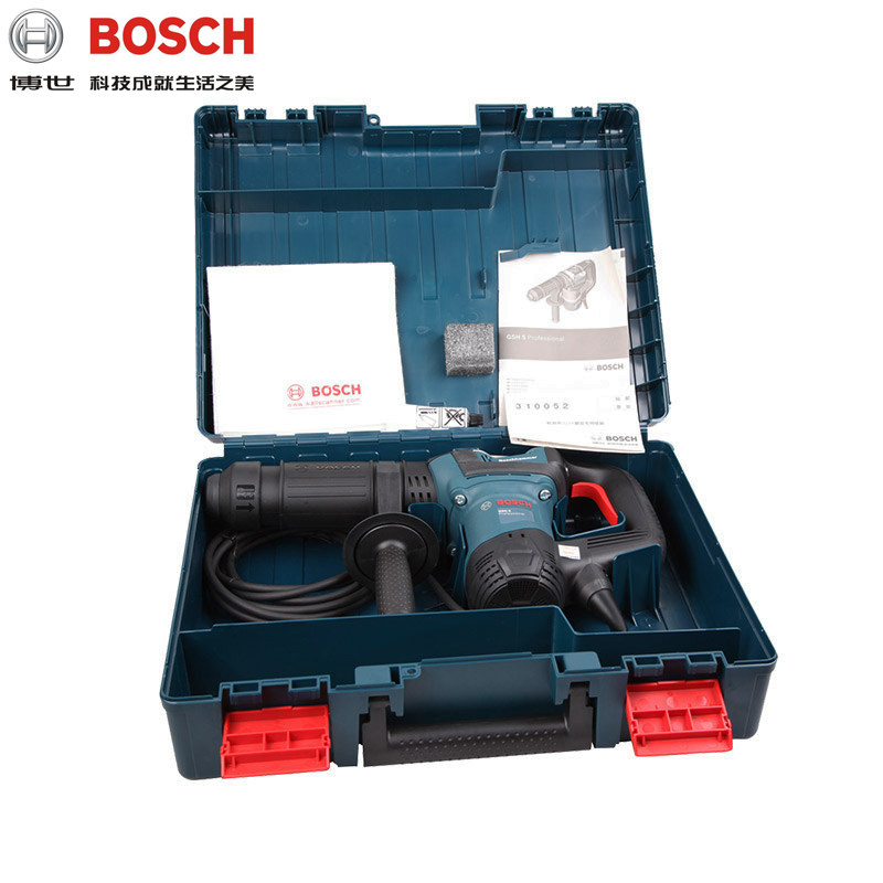 正品博世BOSCH工业级大功率1100W单电镐五坑专业重型削凿破机GSH5_虎窝淘