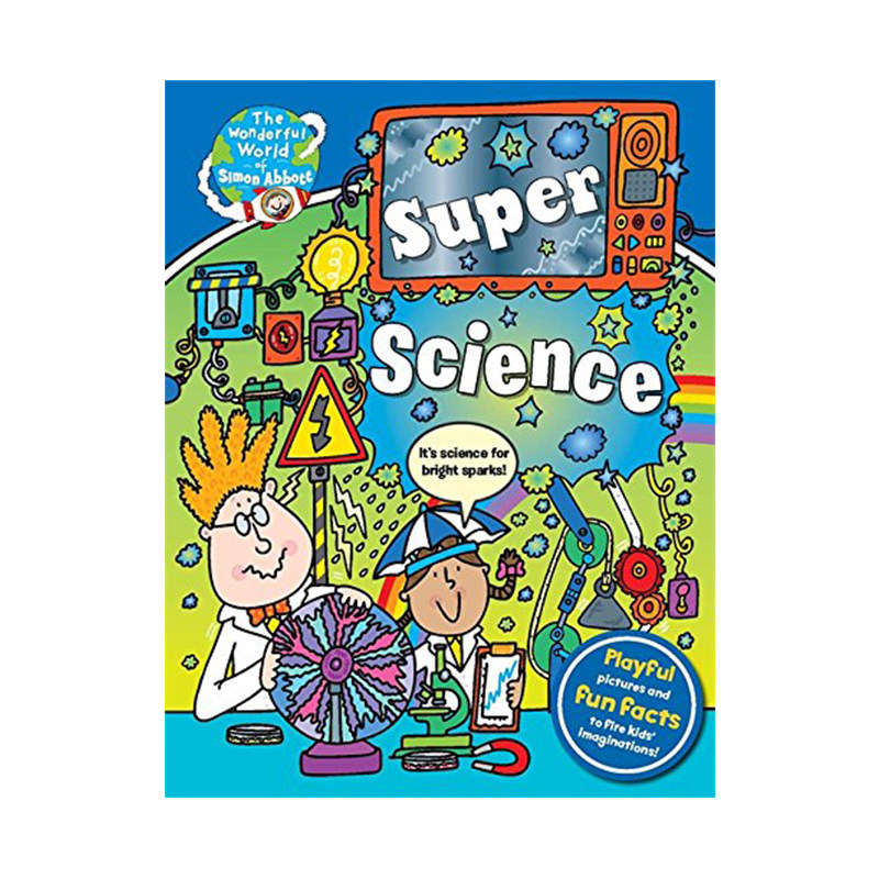 英文原版奇特的科学：令人吃惊的发现和疯狂的装置精装 The Wonderful World of Simon Abbott: Super ...