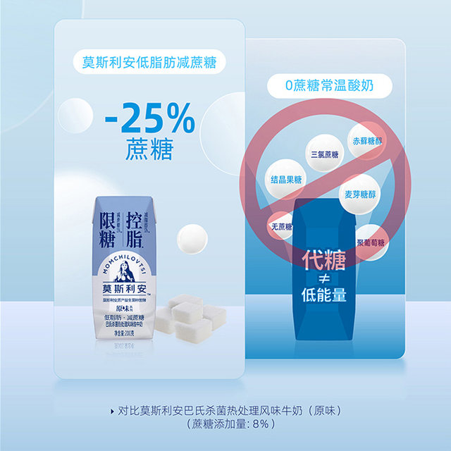 Bright Moss Lian Original Limited Sugar Control Yogurt 200g*24 boxes of ...