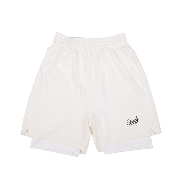 SLAMBLE summer new American fake two -piece basketball shorts men's ...