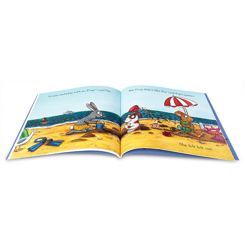 【送音频】英文原版绘本 Pip and Posy the new friend波西和皮普新朋友儿童启蒙平装绘本名家 Axel ...