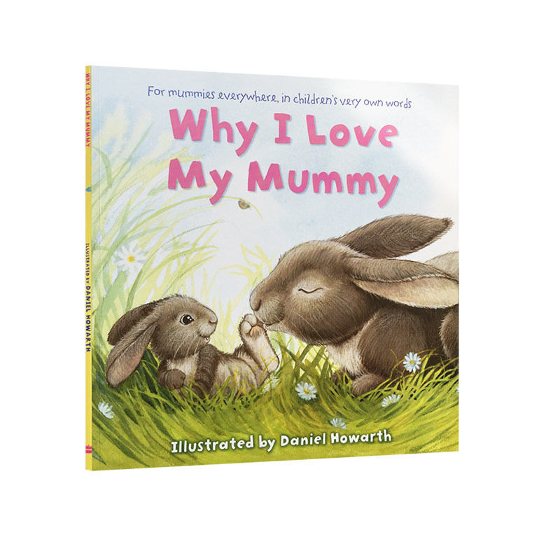 送音频英文原版Why I Love My Mummy为什么我爱妈妈 mommy hugs宝宝低幼读物英国畅销情商绘本母亲节绘本儿童甜蜜爱的亲子 ...