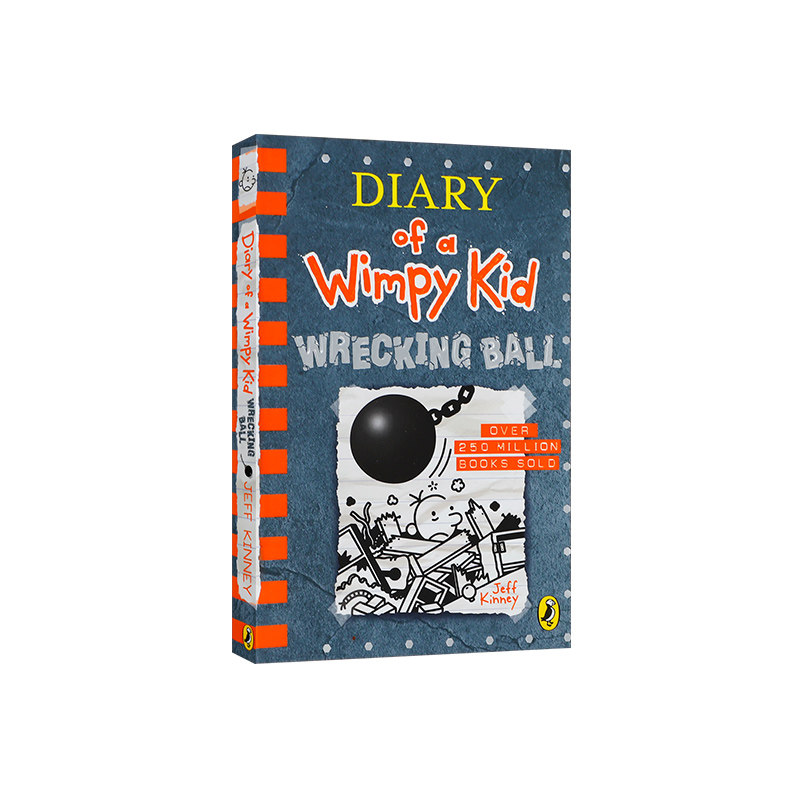预售英文原版Diary of a Wimpy Kid 14: Wrecking Ball小屁孩日记#14系列章节书平装绘本青少年课外阅读畅销 ...