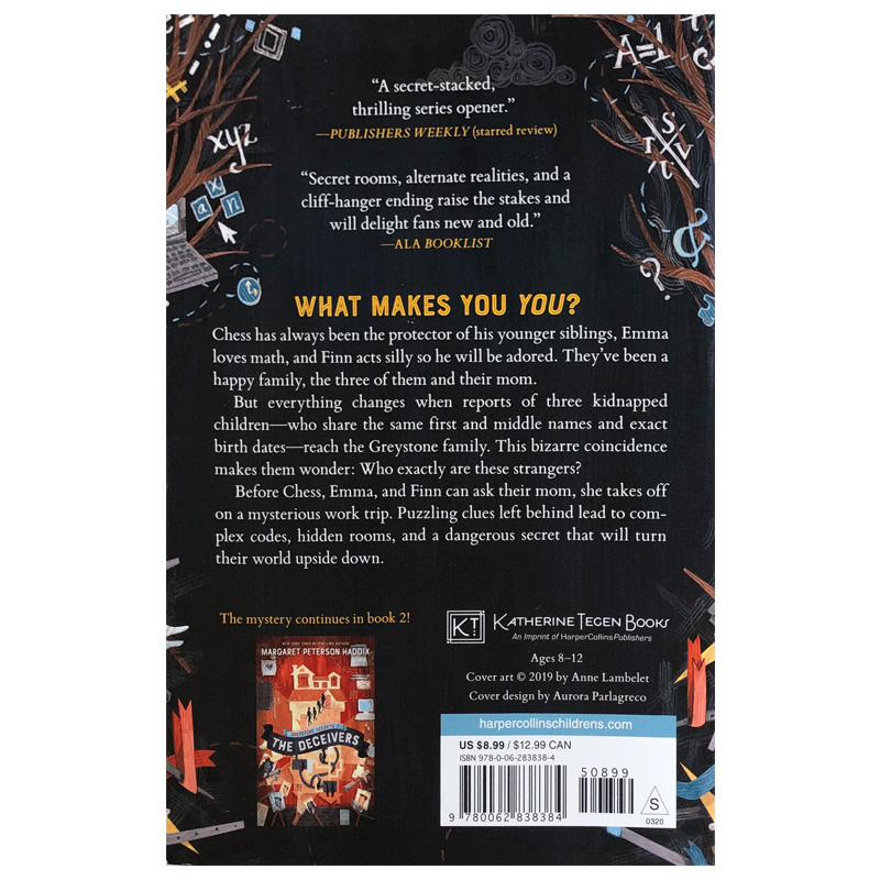 英文原版Greystone Secrets#1: The Strangers格雷斯通秘密 9-12岁儿童侦探冒险类章节书小说青少年课外阅读书籍 ...