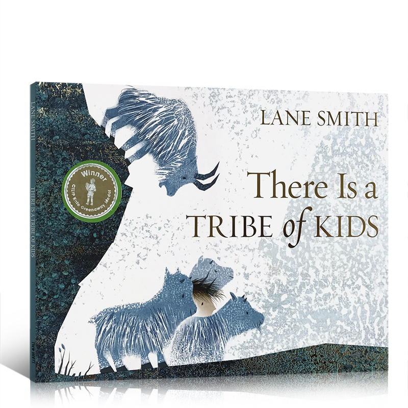 2017年凯特·格林纳威大奖英文原版There Is a Tribe of Kids一个部落的孩子平装亲子阅读儿童启蒙睡前晚安故事 3-4-5 ...