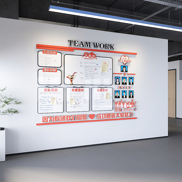 Excellent employee honor list style cultural wall company corporate ...