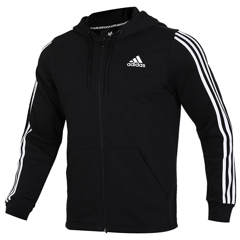 Adidas/阿迪达斯正品 2019新款男子运动休闲连帽夹克外套 DT9896_虎窝淘