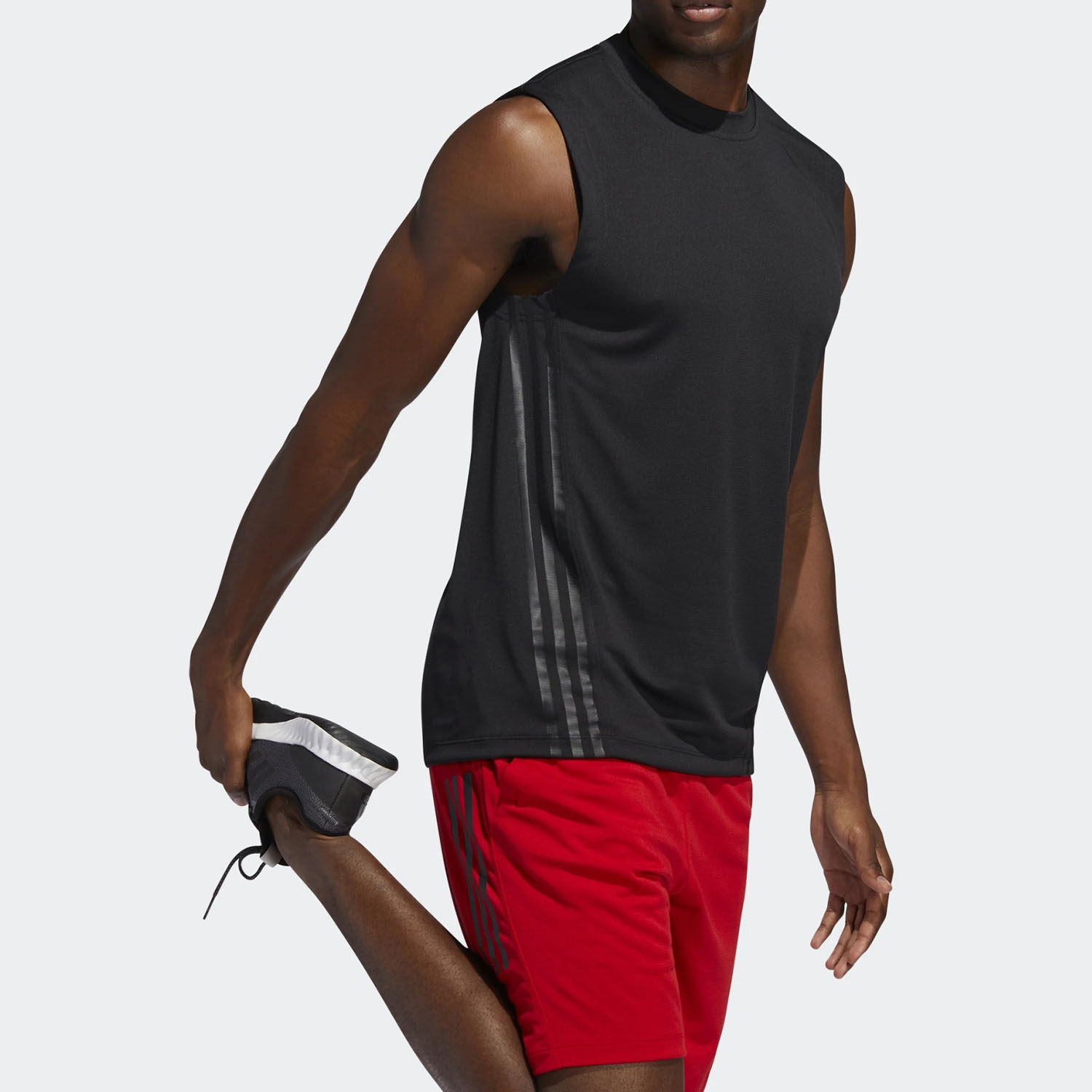 Adidas/阿迪达斯官方正品夏季男子紧身训练运动无袖背心 FL4317_虎窝淘