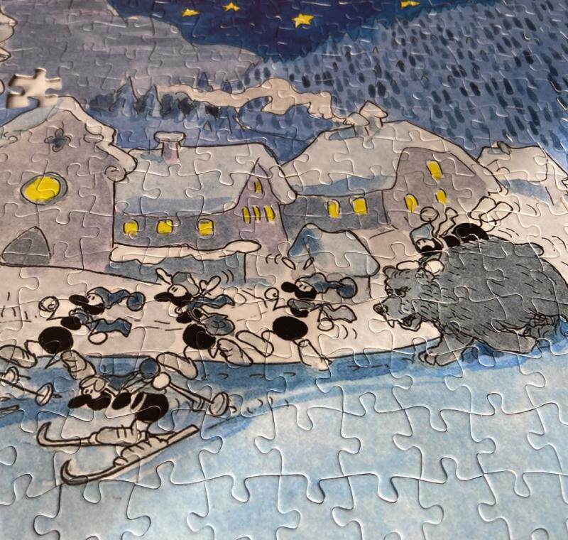 正品包邮小蚂蚁Akenai意大利进口益智拼图FV830-09雪后星夜540片_虎窝淘