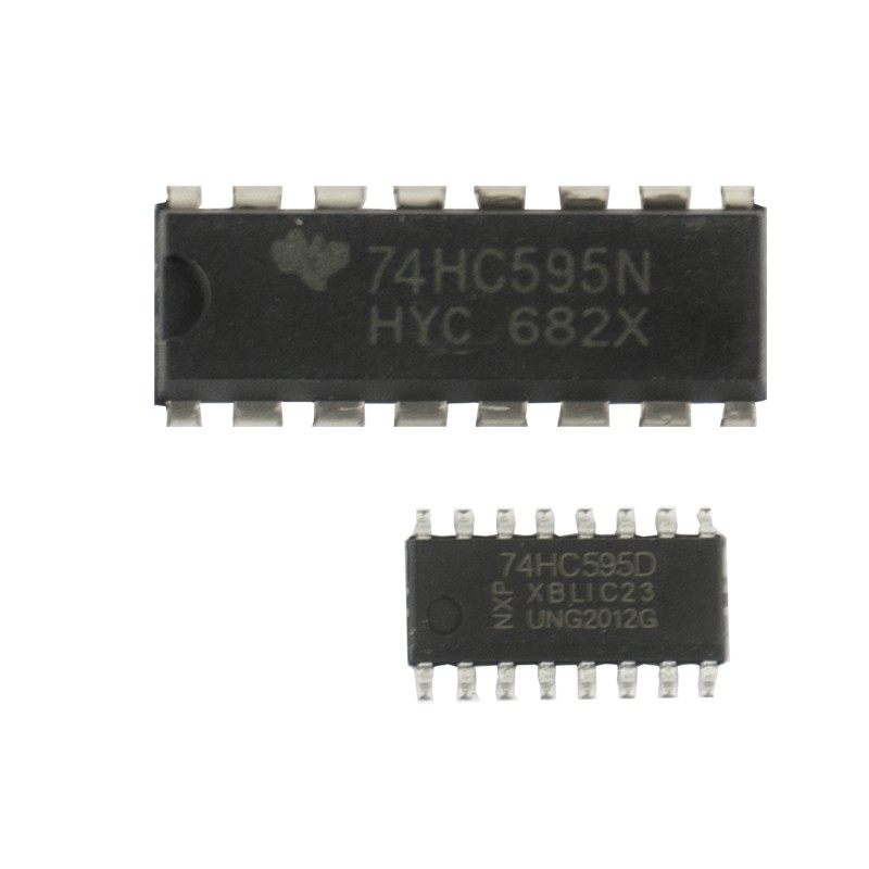 74HC595 8位串行输入输出寄存器 DIP-16 74HC595N直插/贴片_虎窝淘