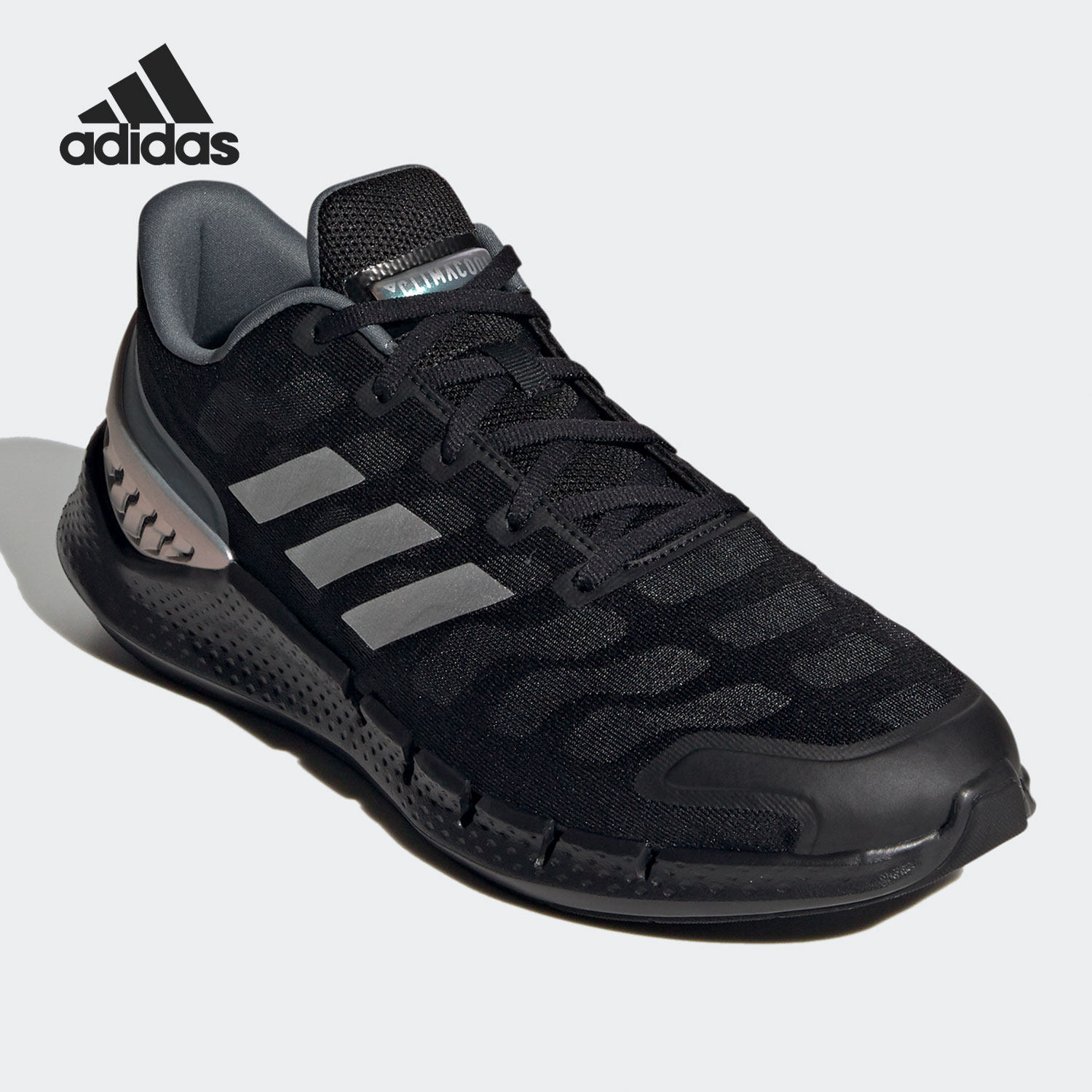 Adidas/阿迪达斯正品春季新款男子黑色低帮透气运动跑步鞋FZ1744_虎窝淘