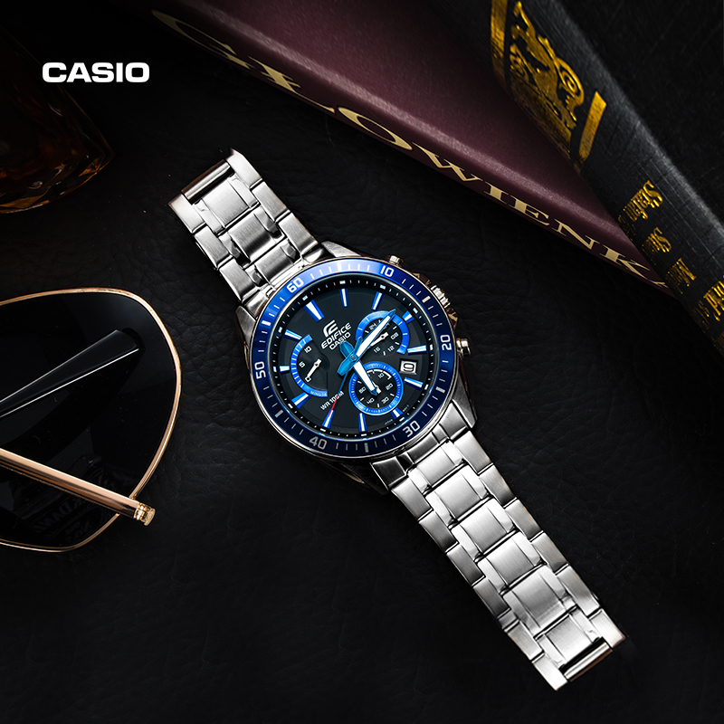 casio旗舰店EFR-552D商务防水男士手表卡西欧官网官方正品EDIFICE_虎窝淘