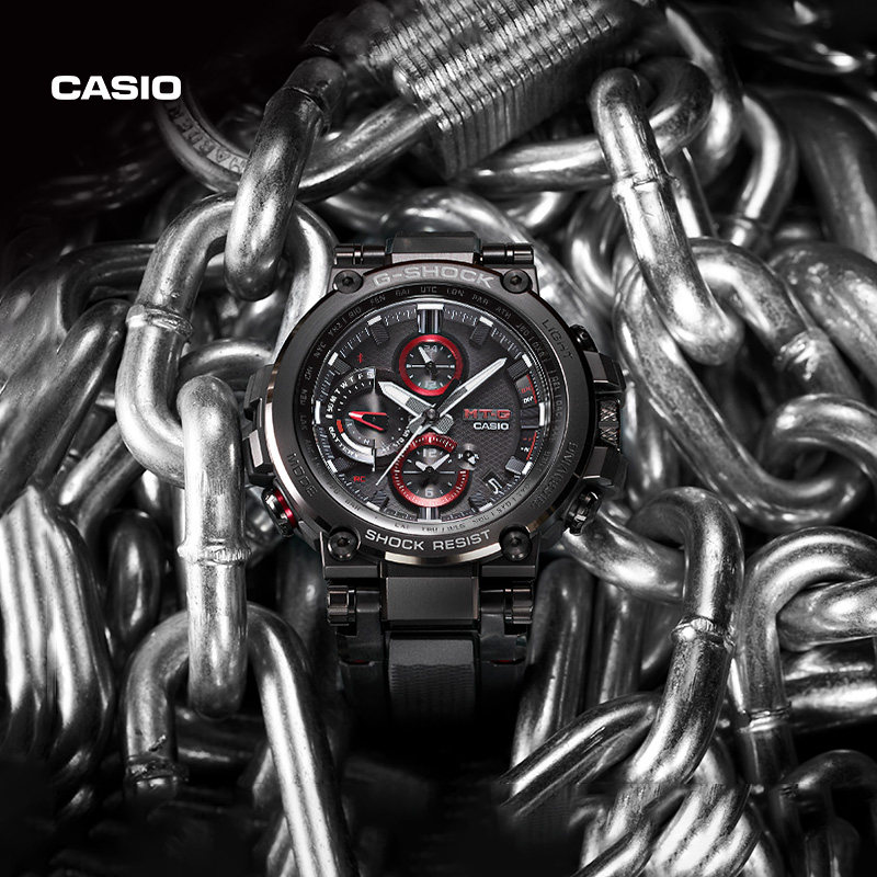 casio旗舰店MTG-B1000太阳能男士手表卡西欧 G-SHOCK_虎窝淘