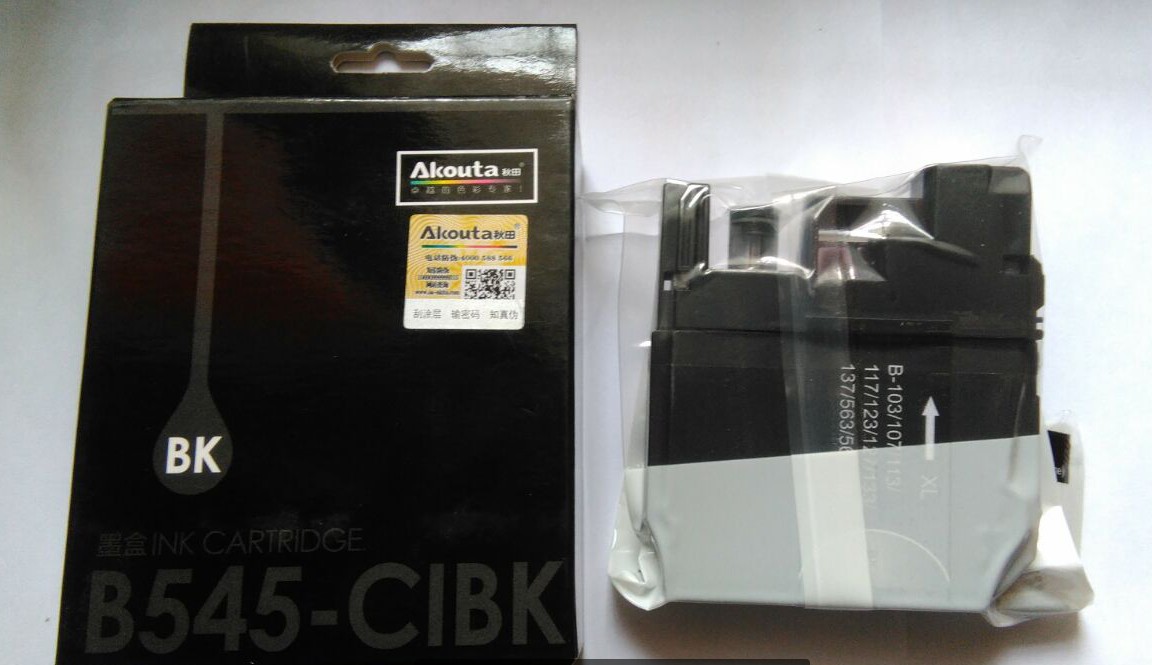 秋田B545-CIBK黑色墨盒适用兄弟MFC-J100 J105 J200 B545墨盒_虎窝淘