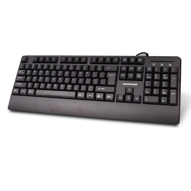 新贵雅键050商务办公家用有线防水键盘USB键盘笔记本键盘带手托_虎窝淘