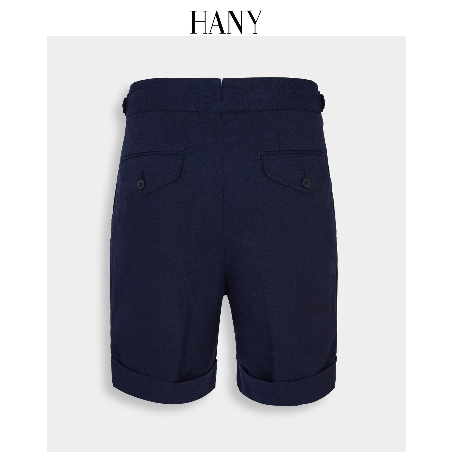 【断码清仓】HANY汉尼廓尔喀短裤男弹力亚麻那不勒斯男士休闲裤_虎窝淘