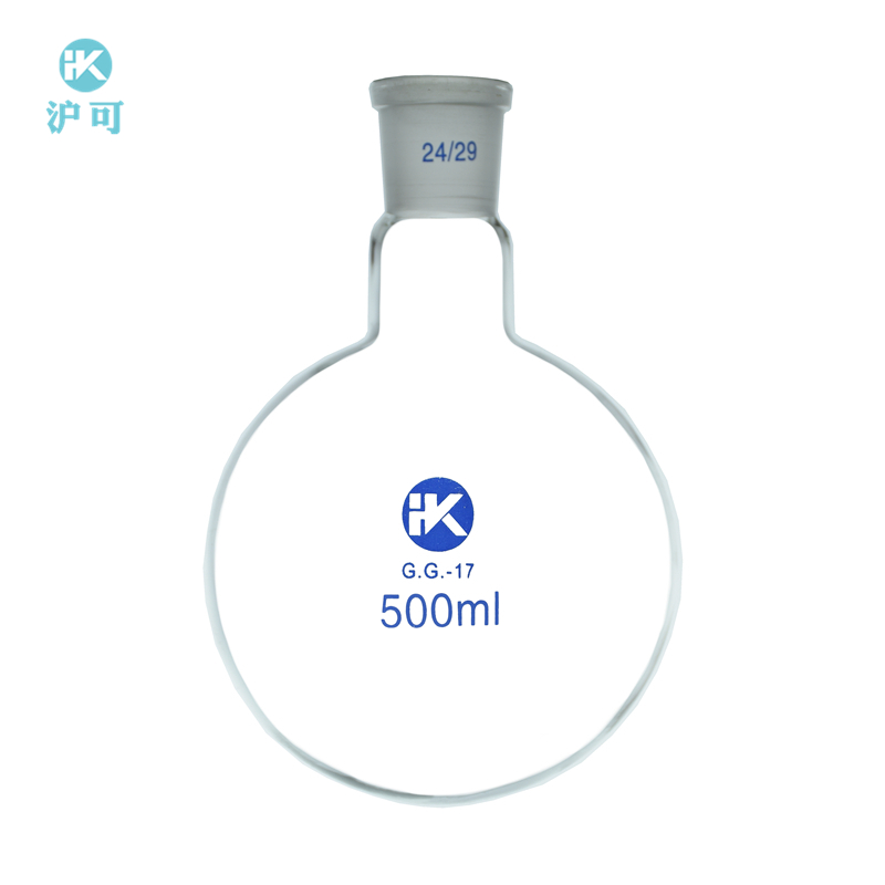 圆底烧瓶500/1000ML/2L/3L/5L/10L/20L标准磨砂口24/29/34/40/50#_虎窝淘