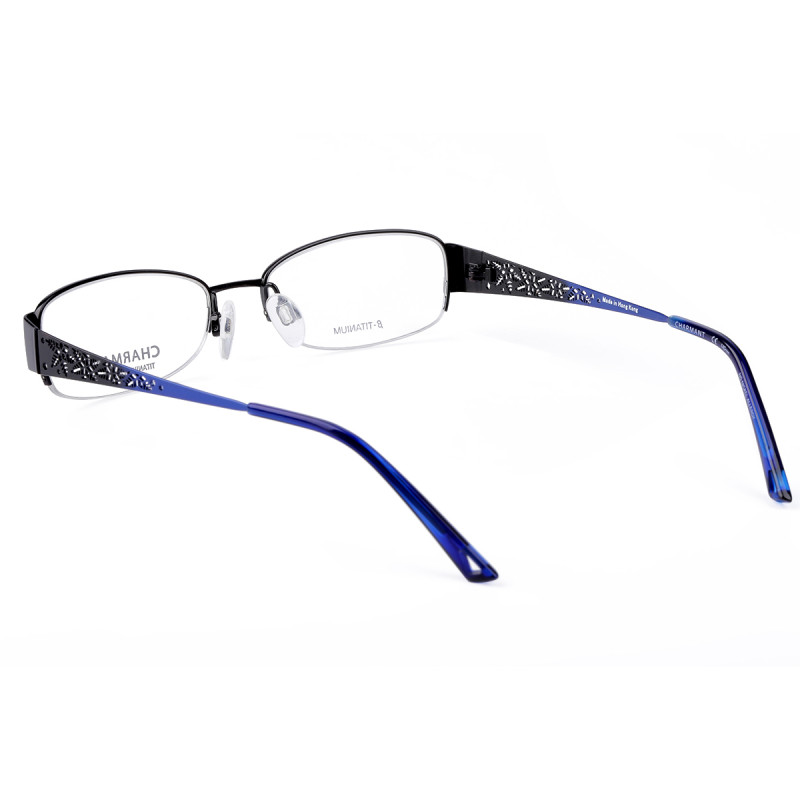 Charmant夏蒙轻盈β钛时尚镜框半框小脸女士近视眼镜架CH10429_虎窝淘