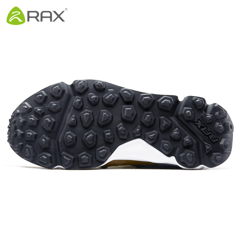 Rax瑞行透气网面情侣吸震鞋垫徒步旅游网布男登山鞋84-5B469_虎窝淘