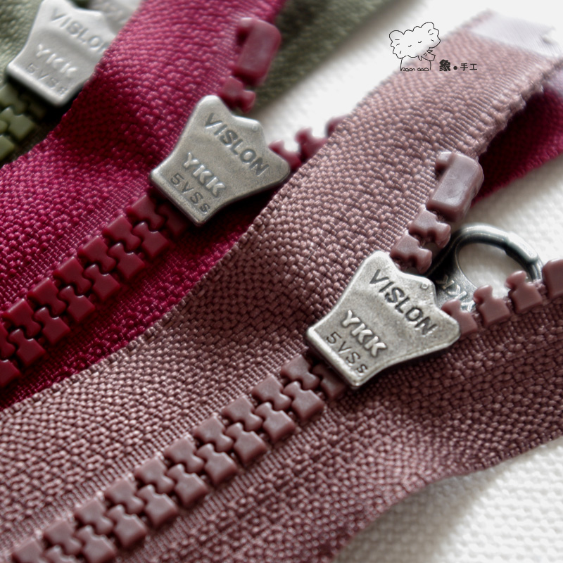 深色50_80cm 5号YKK单头树脂开口拉链运动校服冲锋衣羽绒服拉锁_虎窝淘