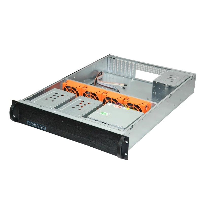 2U工控服务器机架式机箱550 650mm多硬盘位存储双CPU主板ATX电源_虎窝淘