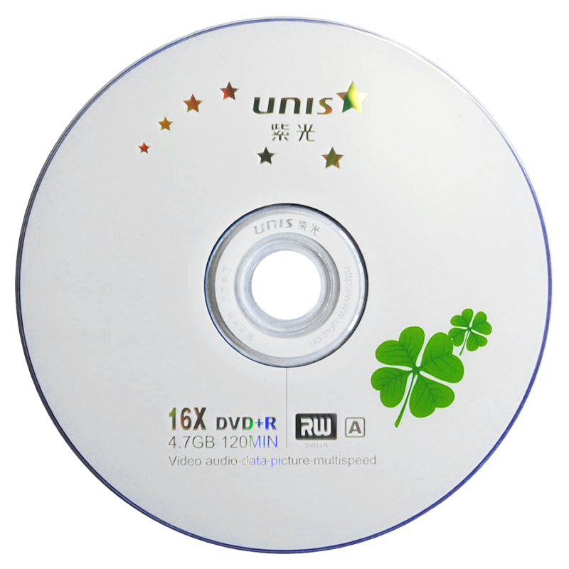UNIS紫光正品dvd空白刻录光盘 dvd刻录盘 DVD-R 4.7G 16X dvd光碟空白光盘_虎窝淘