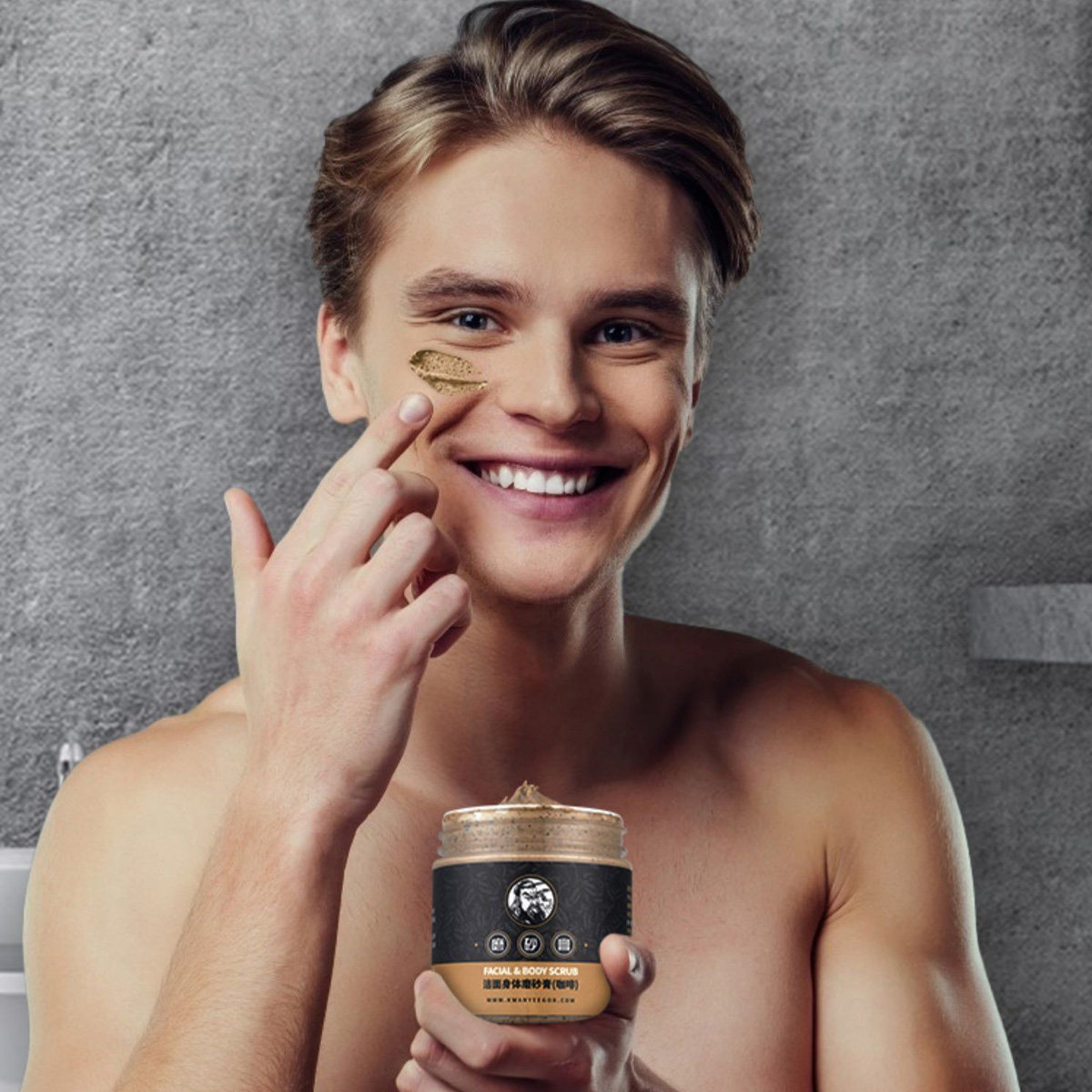 【KWAN YEE GOR】关二哥面部身体磨砂膏去角质祛死皮黑头清洁毛孔_虎窝淘