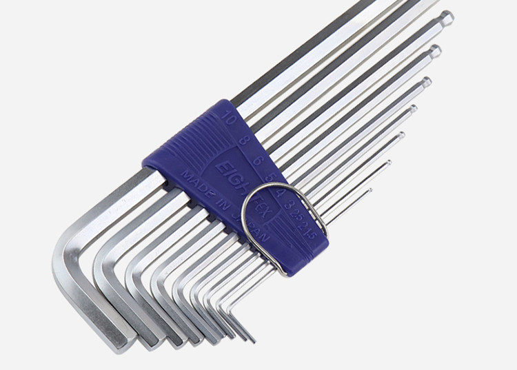 日本EIGHT百利内六角扳手进口BHS-9 8球头六角匙扳手TLS-7S 8 9 6_虎窝淘