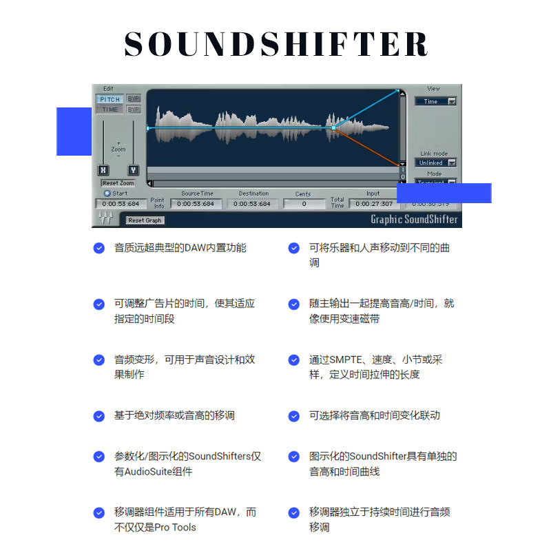 正版WAVES14 SoundShifter伴奏升降调插件录音软件WIN/MAC远程_虎窝淘