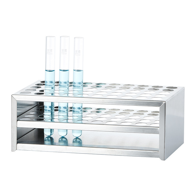 不锈钢试管架比色管架钢丝试管架孔径实验室器械标本采血试管架_虎窝淘