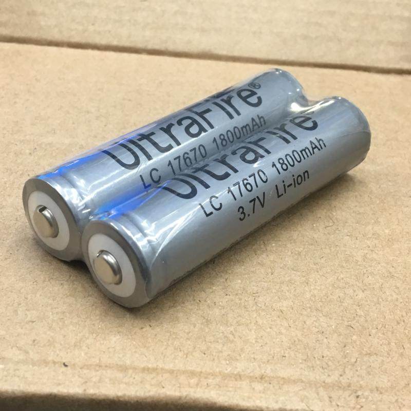 UltraFire 17670 3.7V 1800mAh带保护电池一对手电筒充电锂电池_虎窝淘