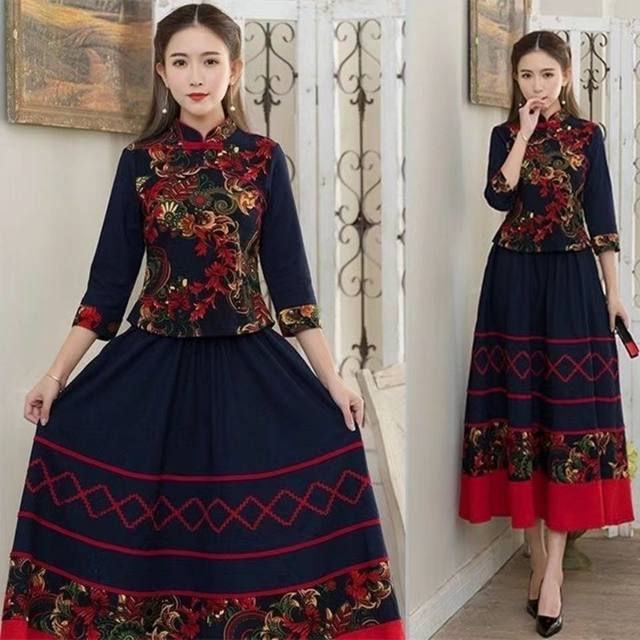 Chinese wind cotton and hemp Tang clothing retro shirt improved ...