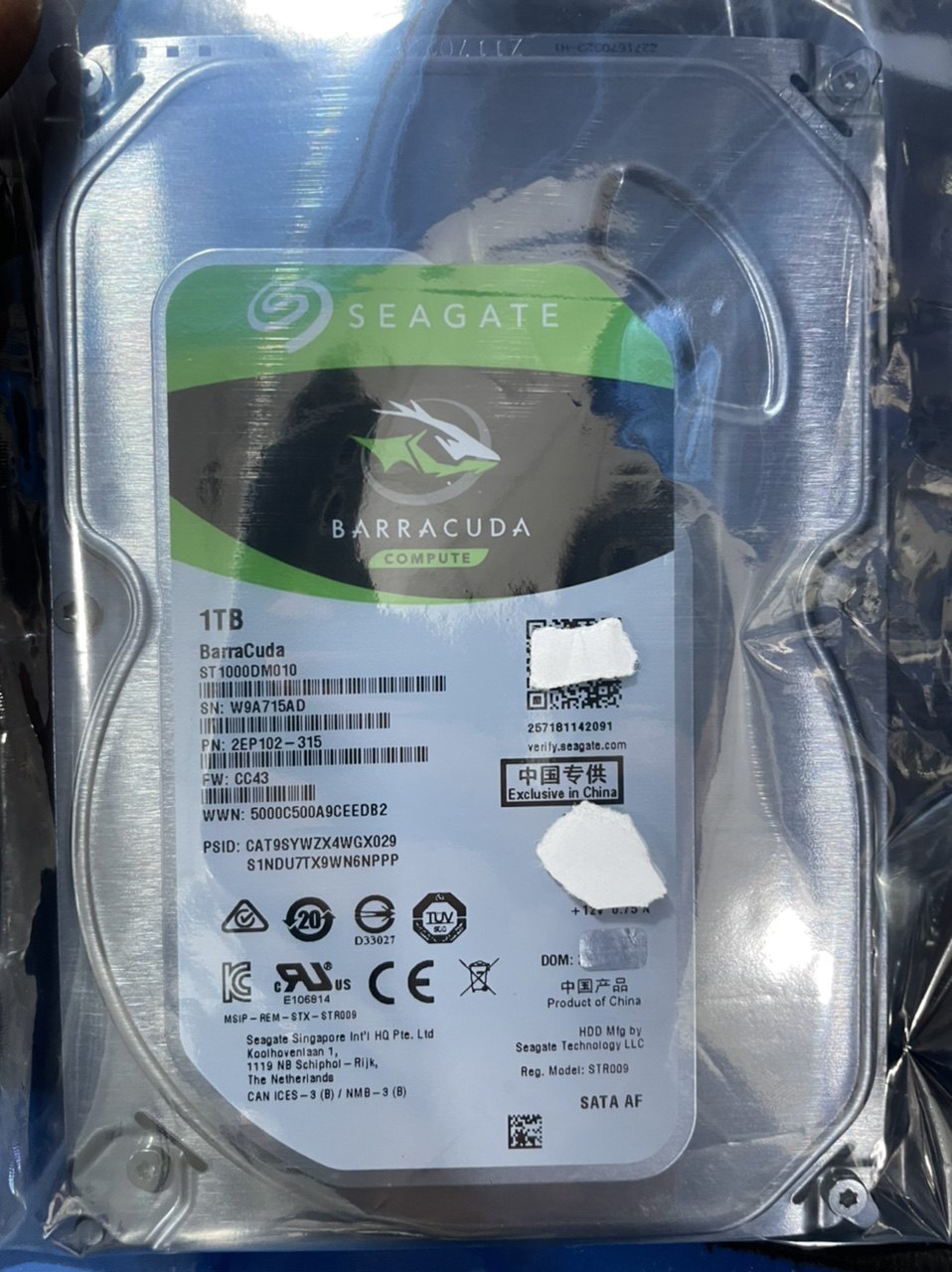 希捷1T硬盘 1TB机械ST1000DM003和ST1000DM010单碟薄盘SATA 3.5_虎窝淘