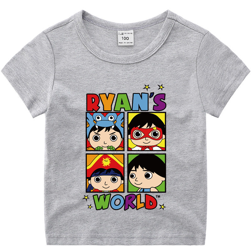 ryan toys review童装儿童夏装短袖衣服男童打底衫半袖T恤童上衣_虎窝淘