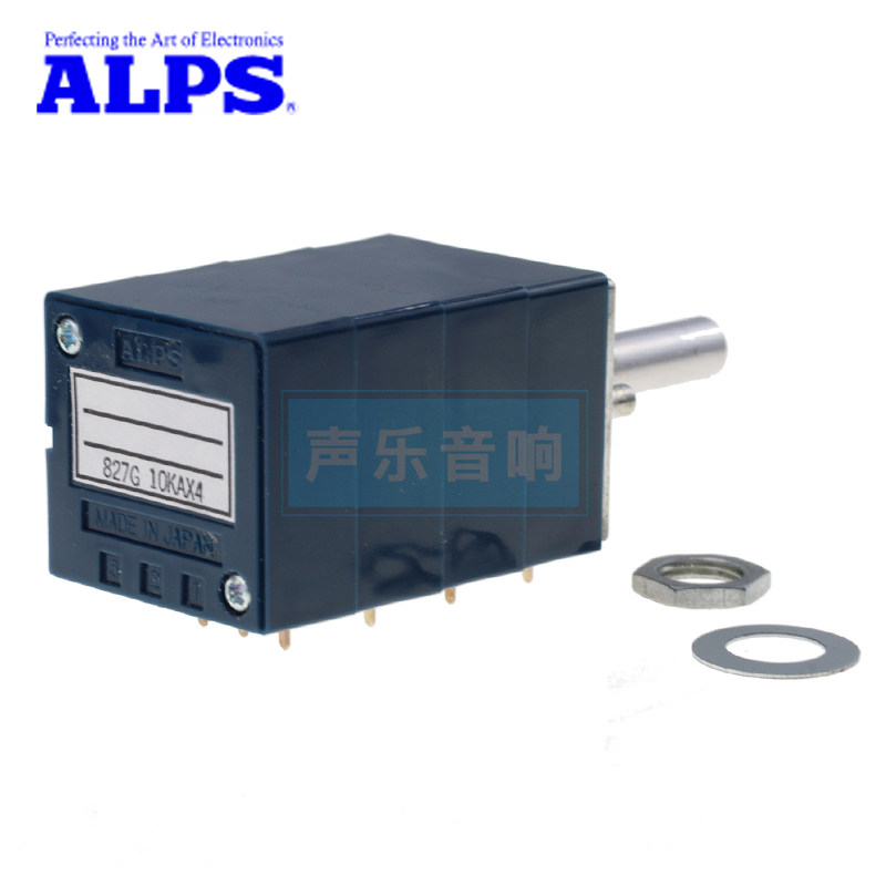 原装日本ALPS RK27114A四联10KA50KA100K圆柄27型A25MM电位器促销_虎窝淘