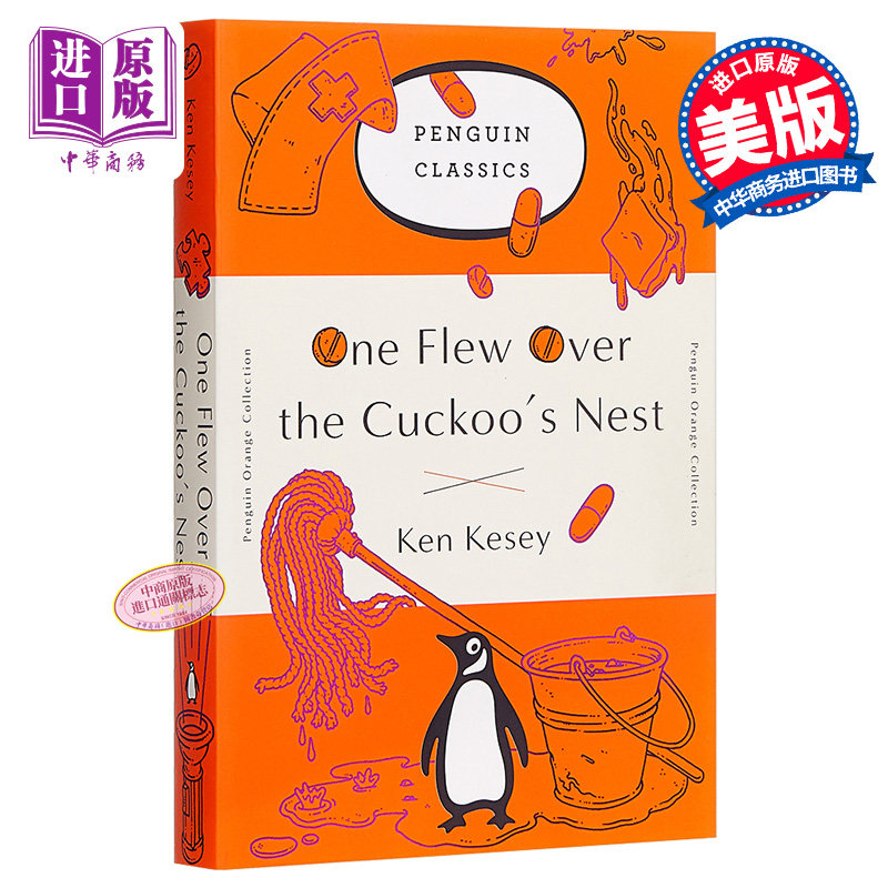 现货【中商原版】飞越疯人院（毛边本）英文原版 Penguin Orange Collection: One Flew Over the ...