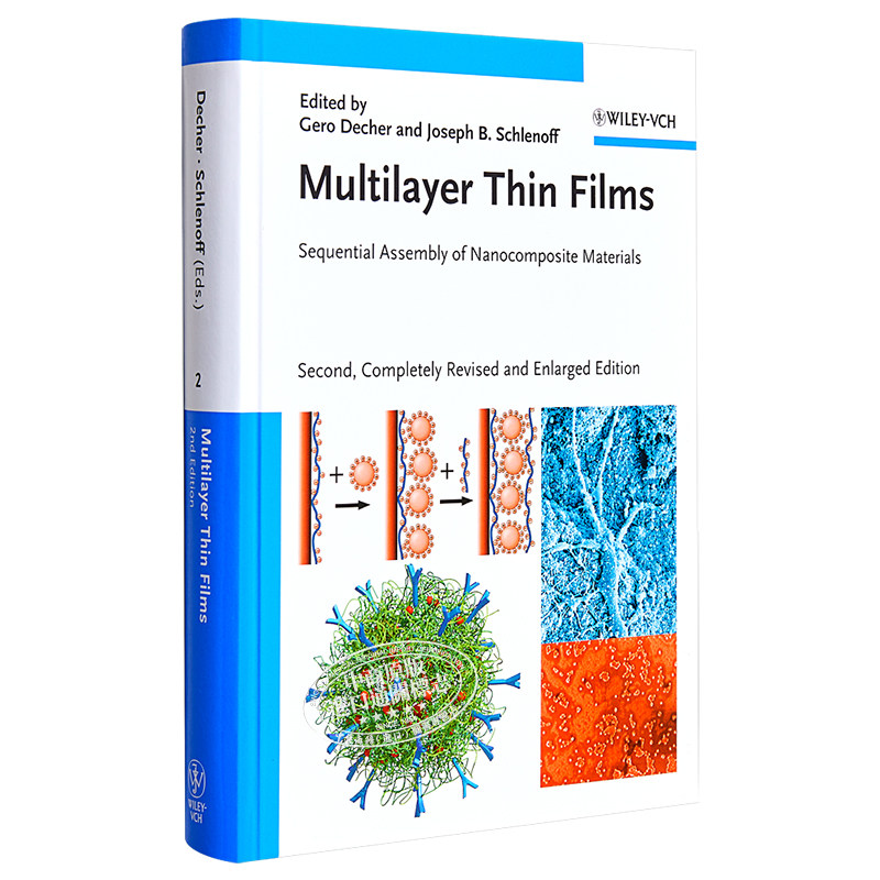 现货 Multilayer Thin Films 2nd Edition英文原版多层薄膜研究纳米复合材料组装顺序第2版 Gero Decher ...