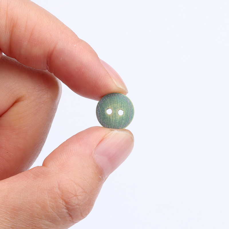 PINGGUOWU女衬衫纽扣衣服袖口装饰扣子高档开衫毛衣木质圆形钮扣_虎窝淘