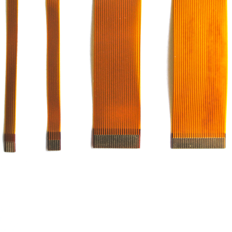 黄色FPC排线26/28/30/34/36pin芯0.5mm间距同/反向镀金延长连接线_虎窝淘