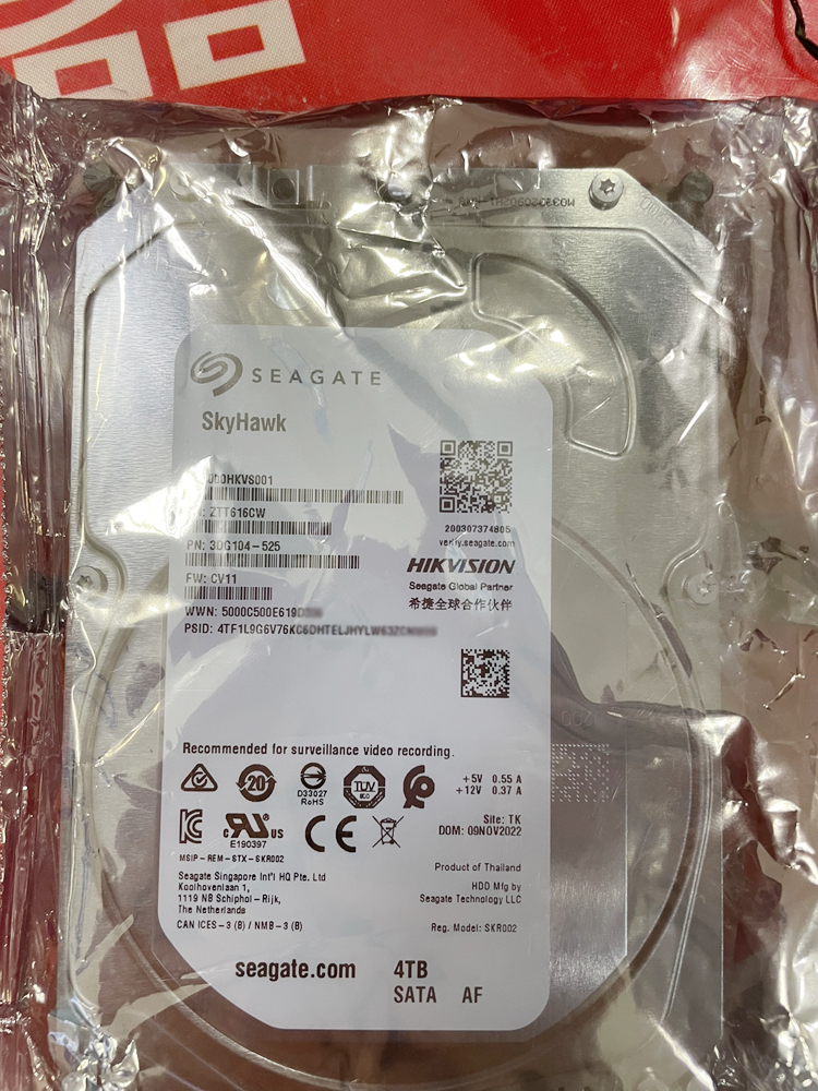 海康/大华通用4TB监控硬盘希捷机械硬盘5400转 64M缓存 4000G_虎窝淘