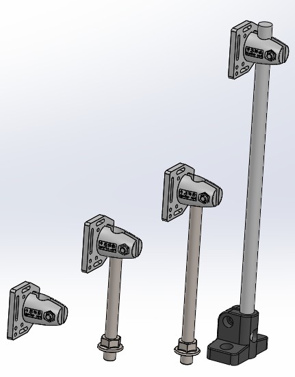 光电传感器支架OP-87404万能可调支架固定座万能光电对射支架_虎窝淘